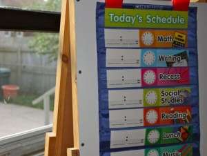Creating a visual schedule for kids - Simple Homeschool