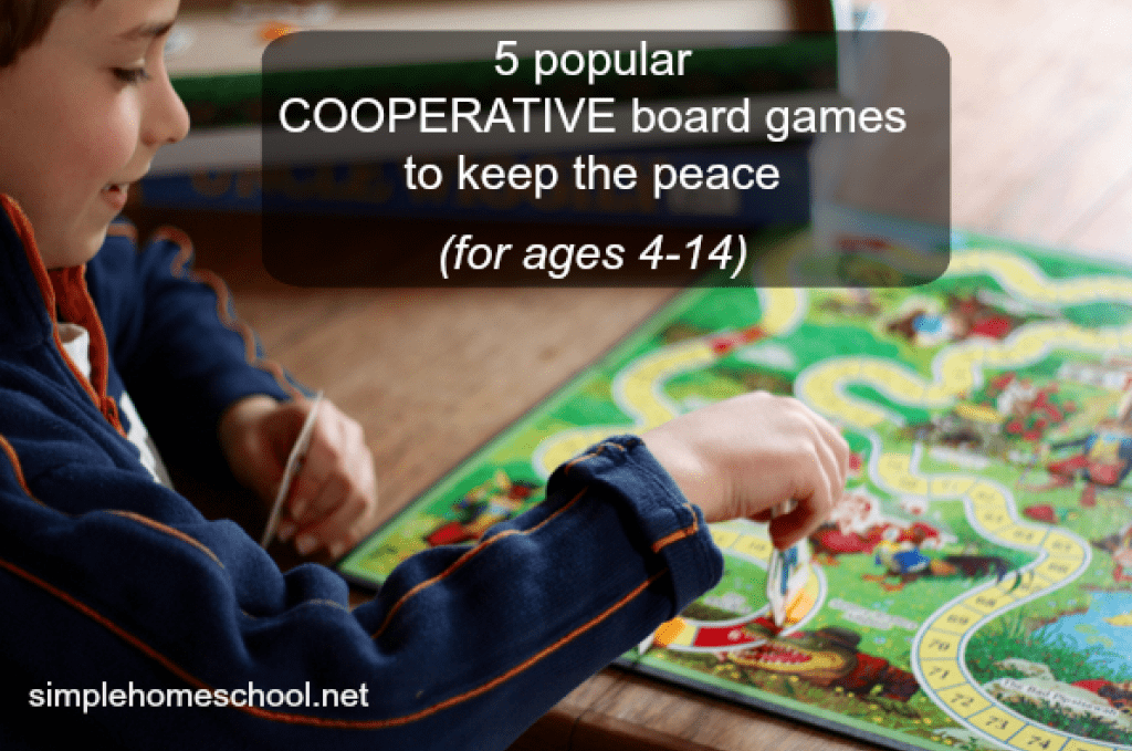 5 popular cooperative board games to keep the peace - Simple Homeschool