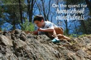 On the quest for homeschool mindfulness - Simple Homeschool