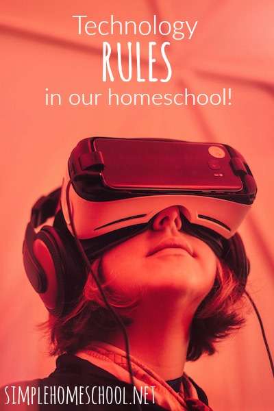Technology RULES in our homeschool - Simple Homeschool