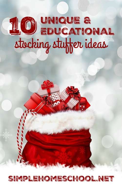 10 unique, educational stocking stuffer ideas - Simple Homeschool